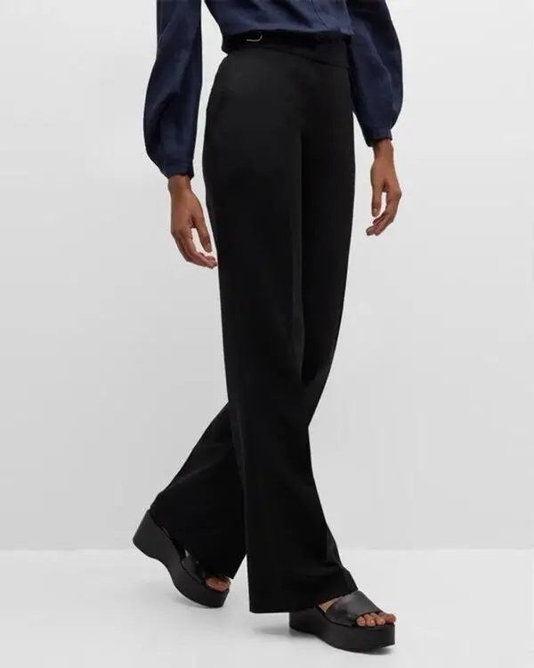Gabriela Hearst Vesta Wide-leg Pants - Black