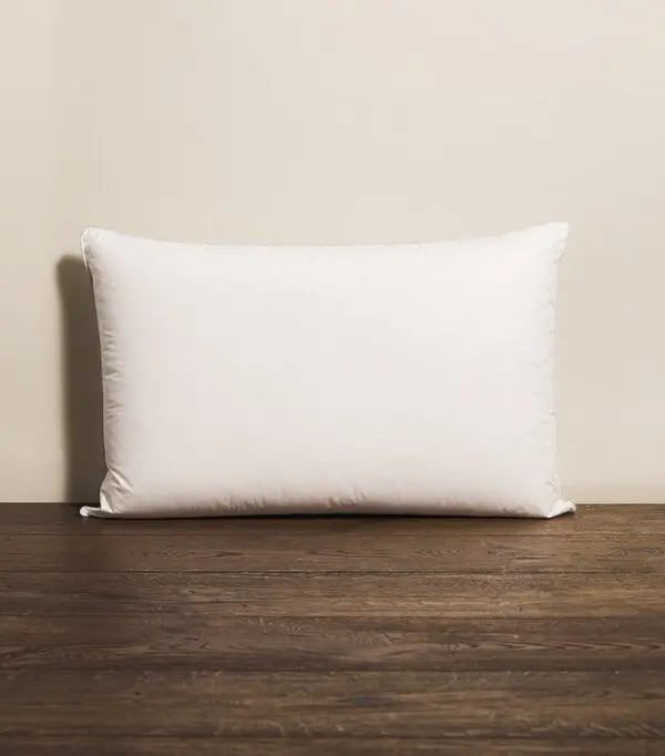 Harrods Soft/medium Canadian Goose Down Pillow - White