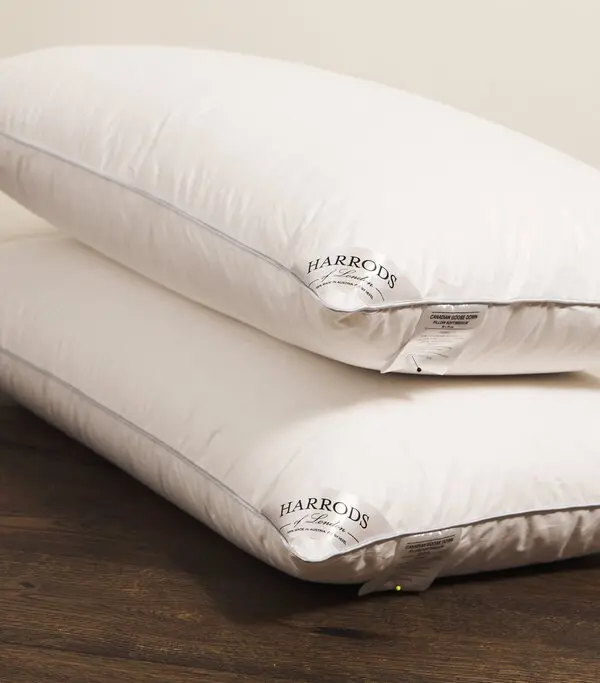 Harrods Soft/medium Canadian Goose Down Pillow