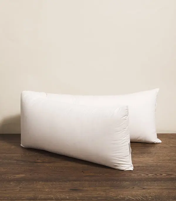 Harrods Down Cambridge Body Pillow - White