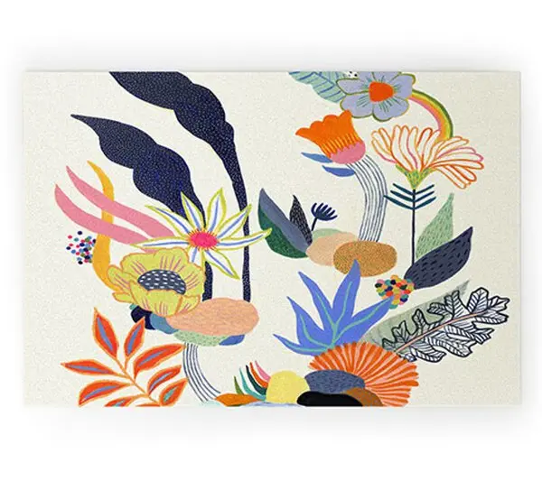 DENY DESIGNS Wecome Mat-nature Lover 2 Misha Blaise Design - One-color