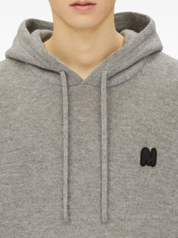 MSGM Logo-embroidered Hoodie