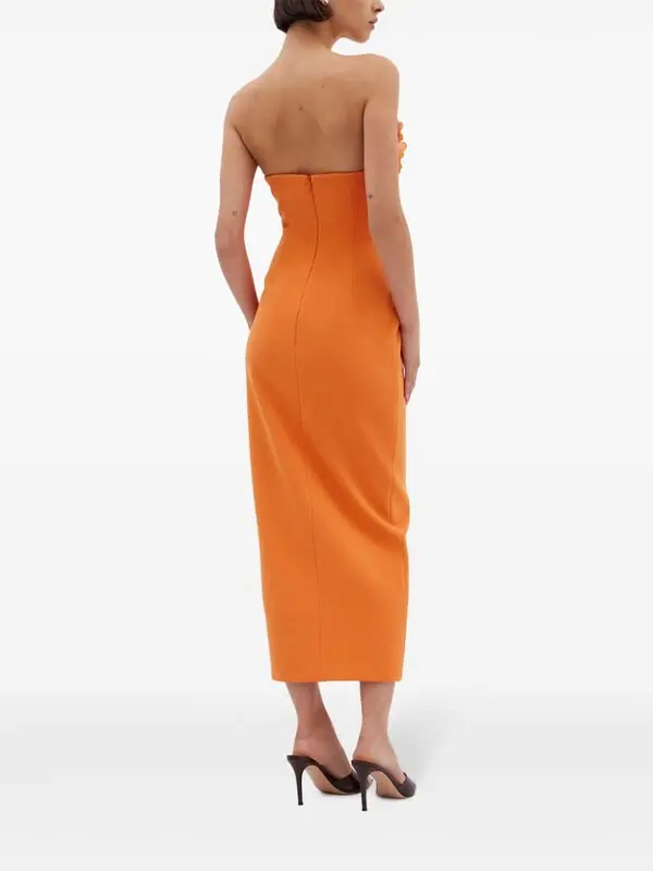 rachel gilbert orange dress Rachel Gilbert Cheri Gown Orange Size 0