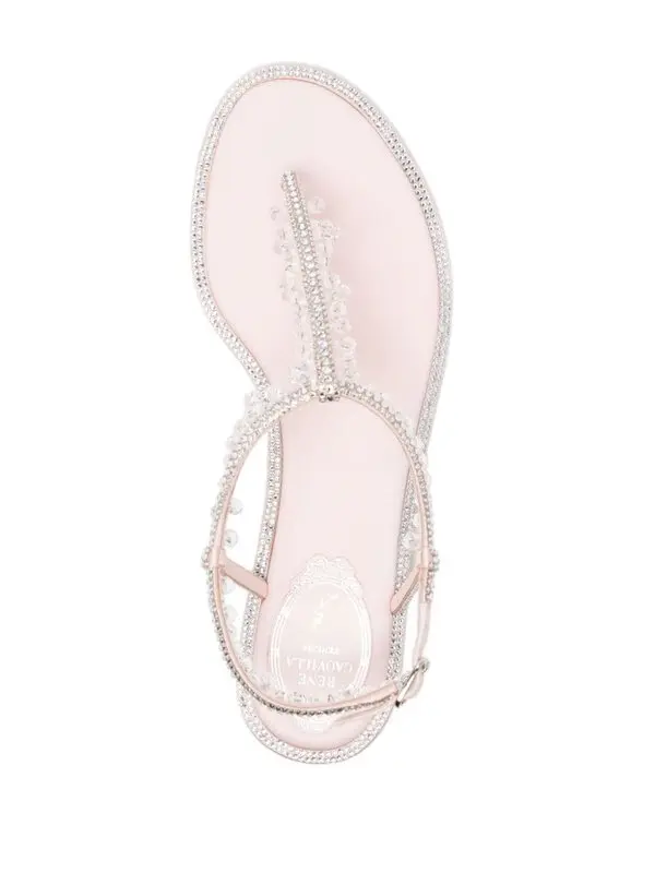 Rene Caovilla Chandelier Sandals - Pink