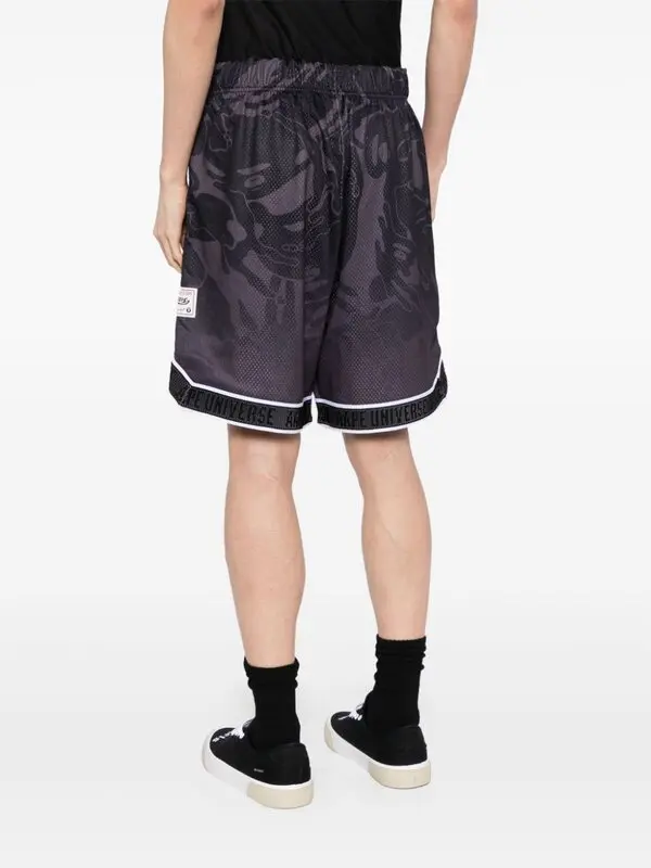 AAPE BY *A BATHING APE Logo-print Track Shorts
