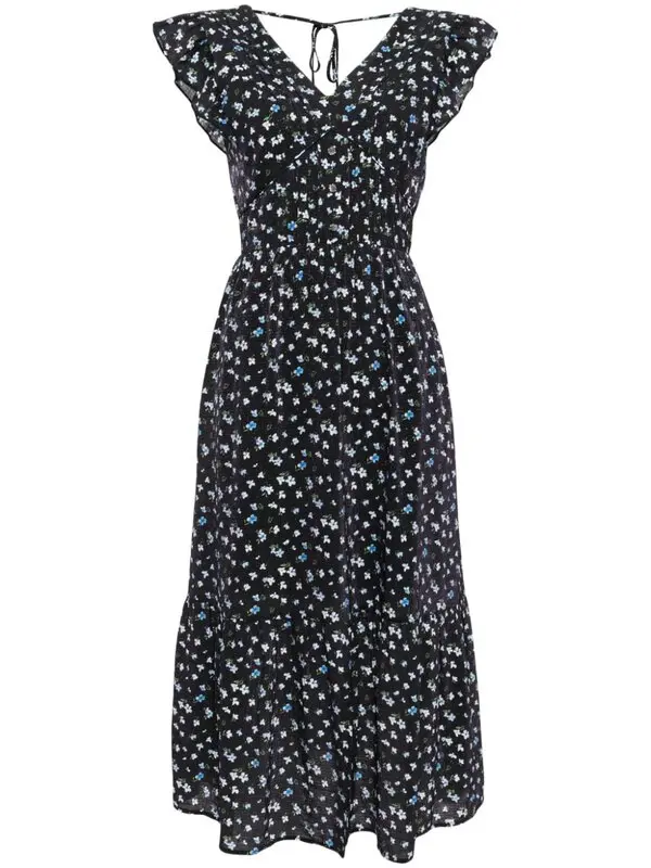 B+AB Floral-print Midi Dress