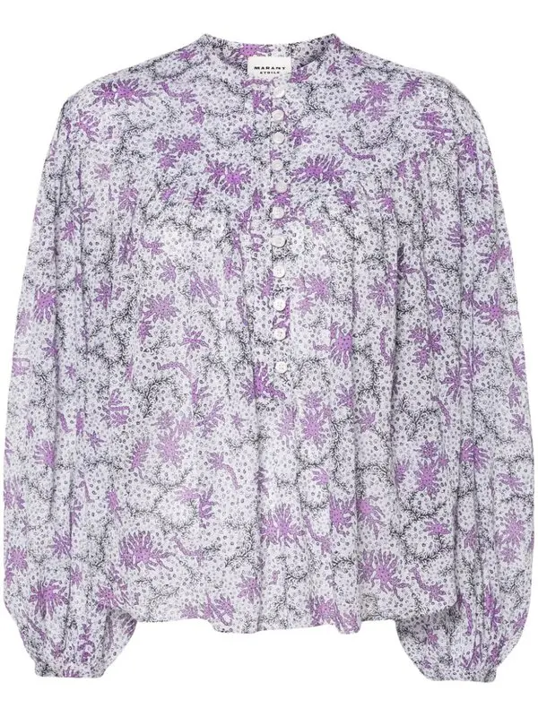 MARANT ETOILE Salika Abstract-print Blouse