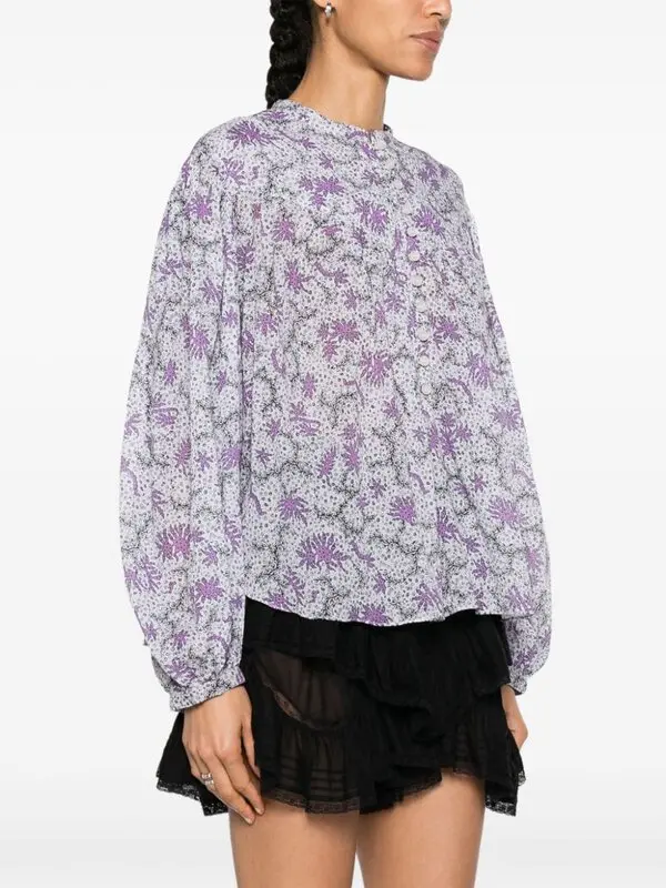 MARANT ETOILE Salika Abstract-print Blouse