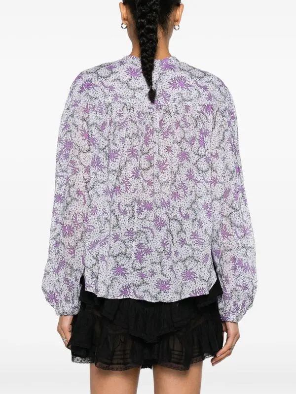 MARANT ETOILE Salika Abstract-print Blouse
