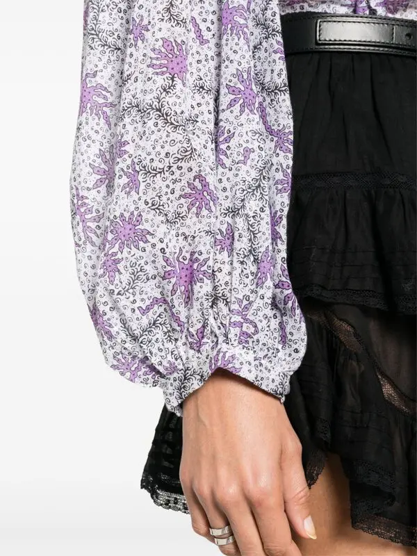 MARANT ETOILE Salika Abstract-print Blouse