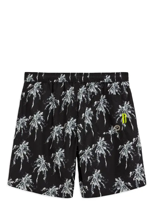 BARROW Palm-tree Print Swim Shorts