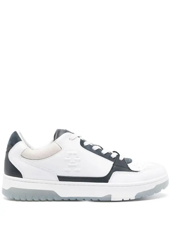 Tommy Hilfiger Embossed Leather Sneakers
