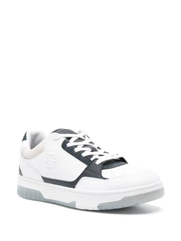 Tommy Hilfiger Embossed Leather Sneakers