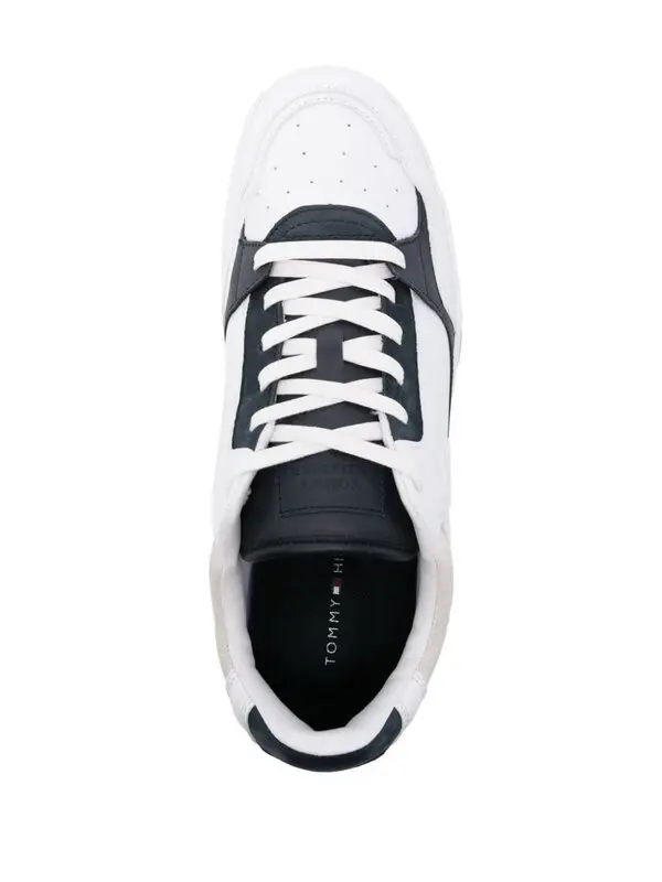 Tommy Hilfiger Embossed Leather Sneakers