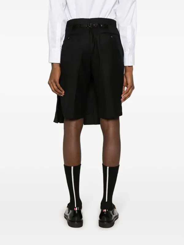 Thom Browne Pleated Wool Skorts
