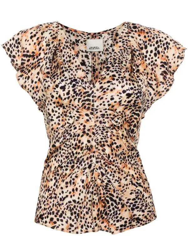 Isabel Marant Étoile Lonea Blouse - Neutrals