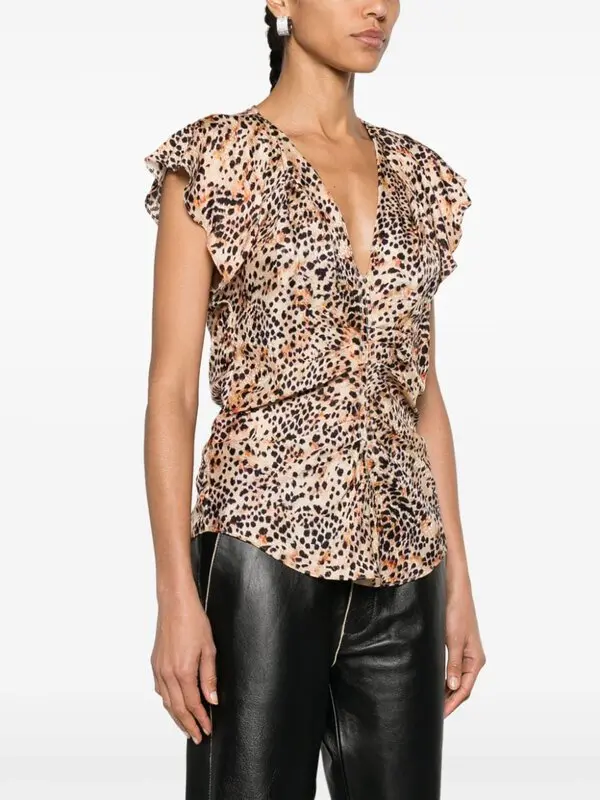 Isabel Marant Étoile Lonea Blouse - Neutrals