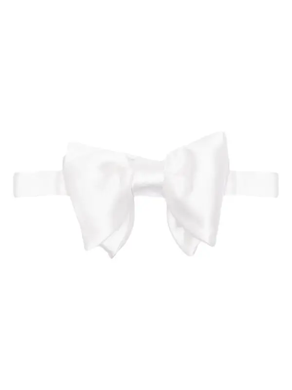 TOM FORD Silk Bow Tie - White