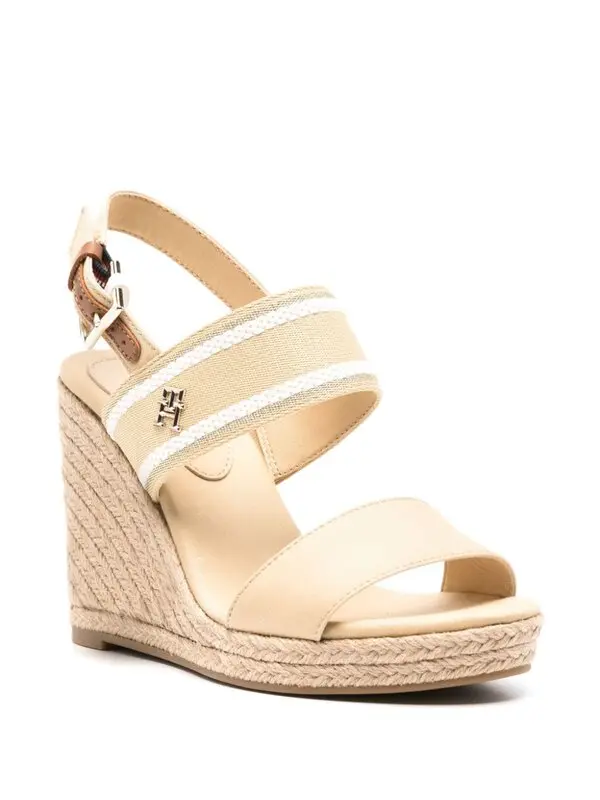 Tommy Hilfiger 105mm Webbing Wedge Espadrilles