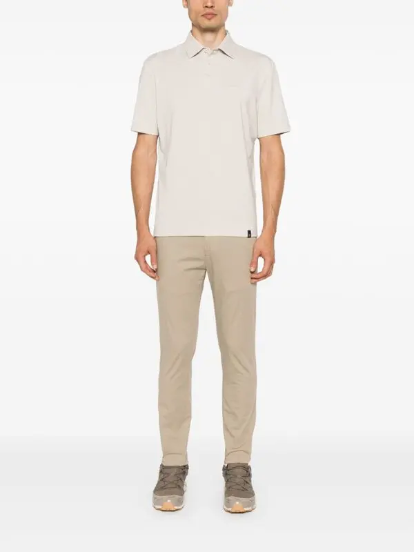 BRIGLIA 1949 Pressed-crease Tapered-leg Trousers - Brown