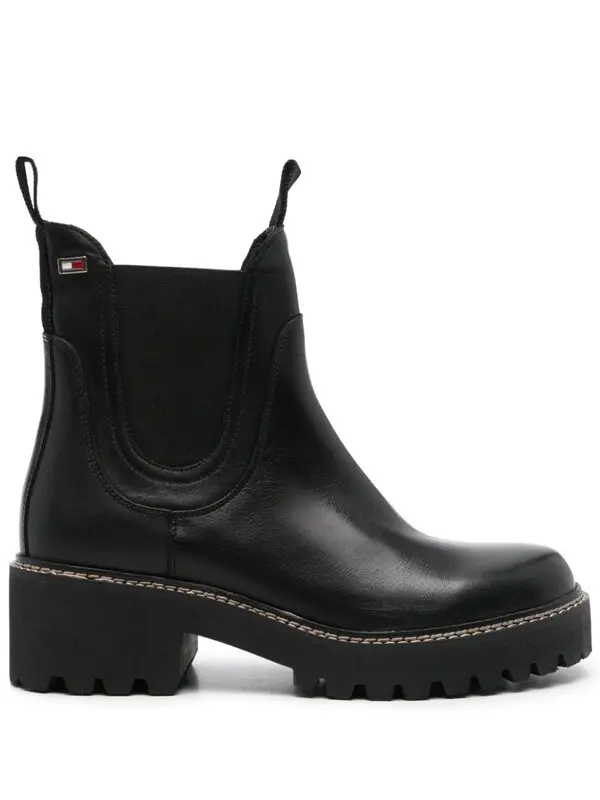 Tommy Hilfiger Leather Chelsea Boots