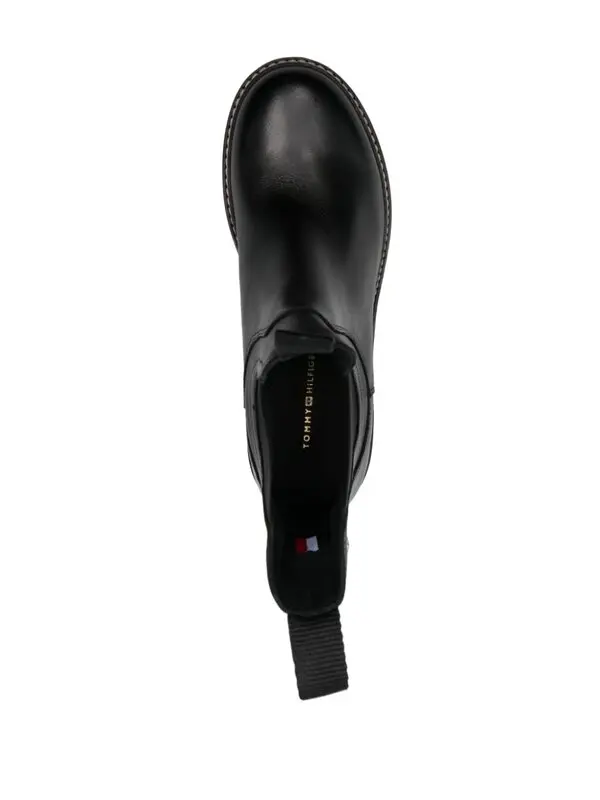 Tommy Hilfiger Leather Chelsea Boots