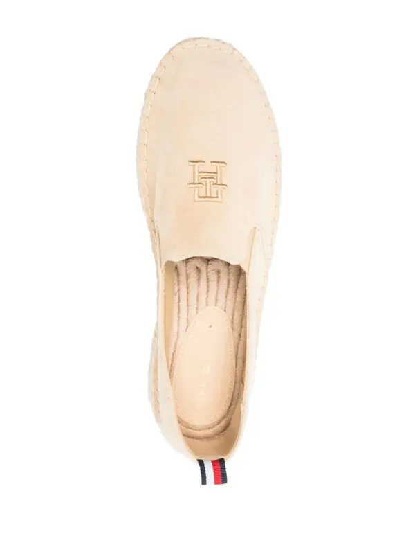 Tommy Hilfiger Suede Flatform Espadrilles