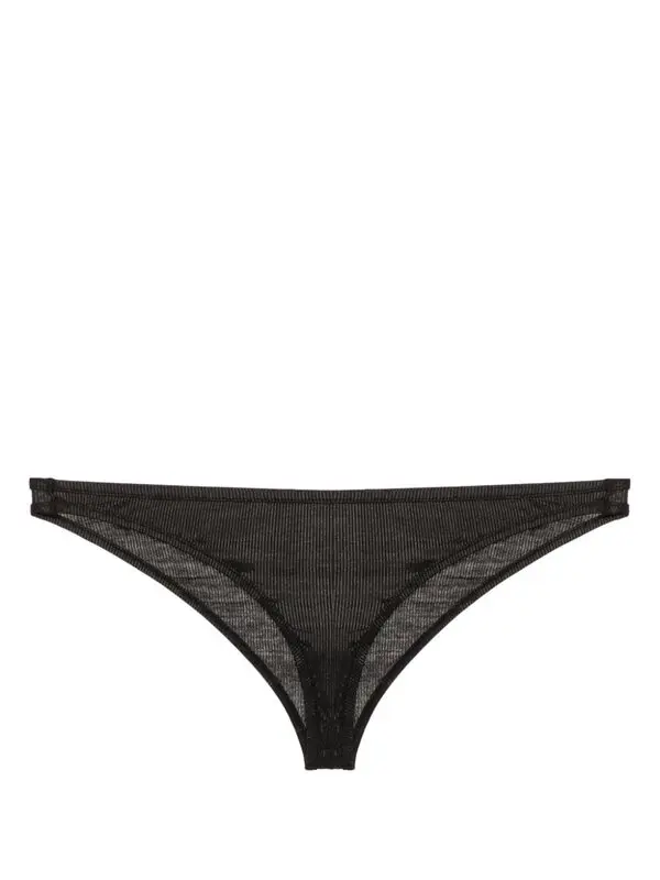 MAISON CLOSE La Femme Amazone Briefs - Black