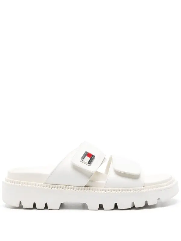 Tommy Hilfiger Logo-plaque Padded Sandals