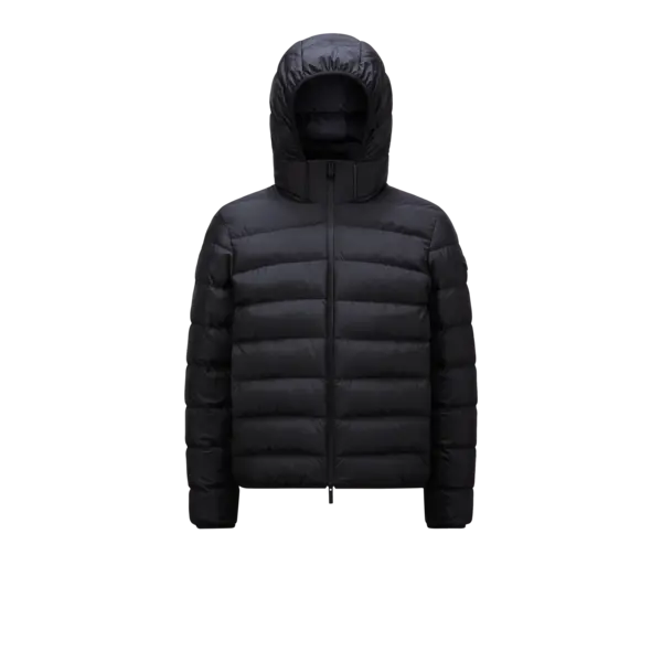 Moncler Jeluz Hooded Down Jacket Black Editorialist
