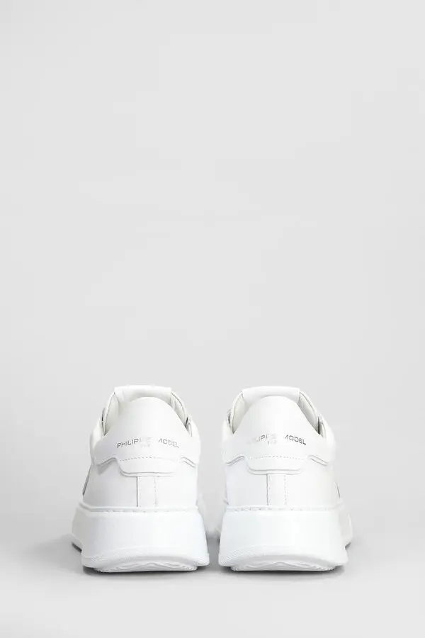 Philippe Model Temple Low Sneakers In White - 30% Off | Editorialist
