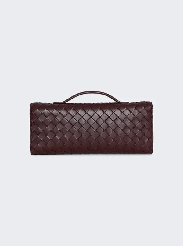 Bottega Veneta Andiamo Clutch Bag - Brown