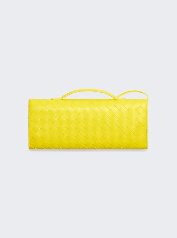 Bottega Veneta Andiamo Clutch Bag - Yellow