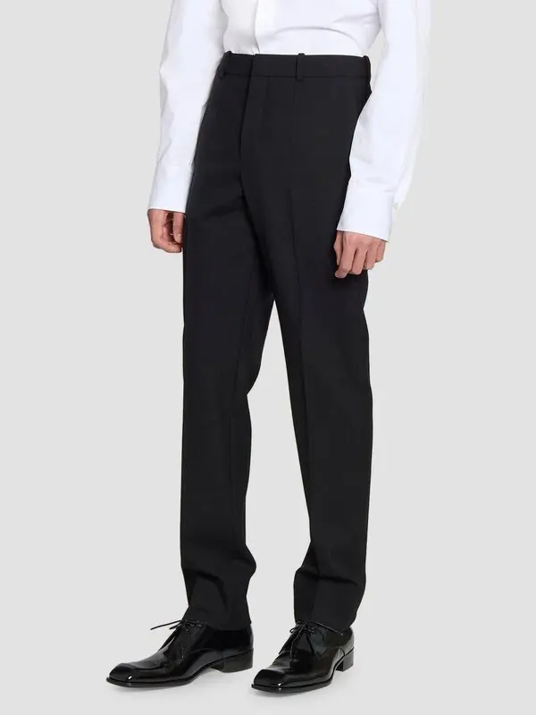 Saint Laurent Pants In Wool Gabardine