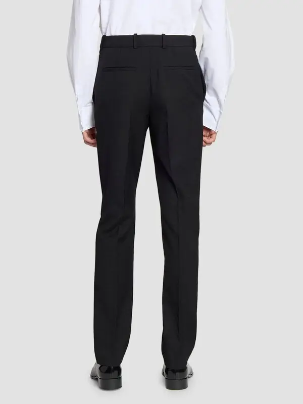 Saint Laurent Pants In Wool Gabardine