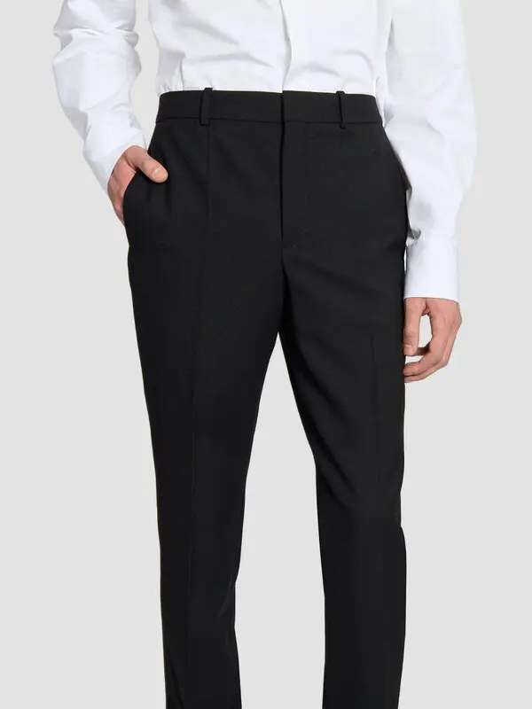 Saint Laurent Pants In Wool Gabardine