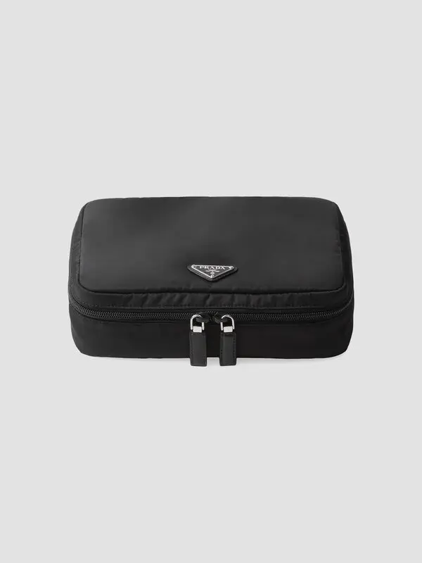 Prada Re-nylon Zipper Pouch - Black