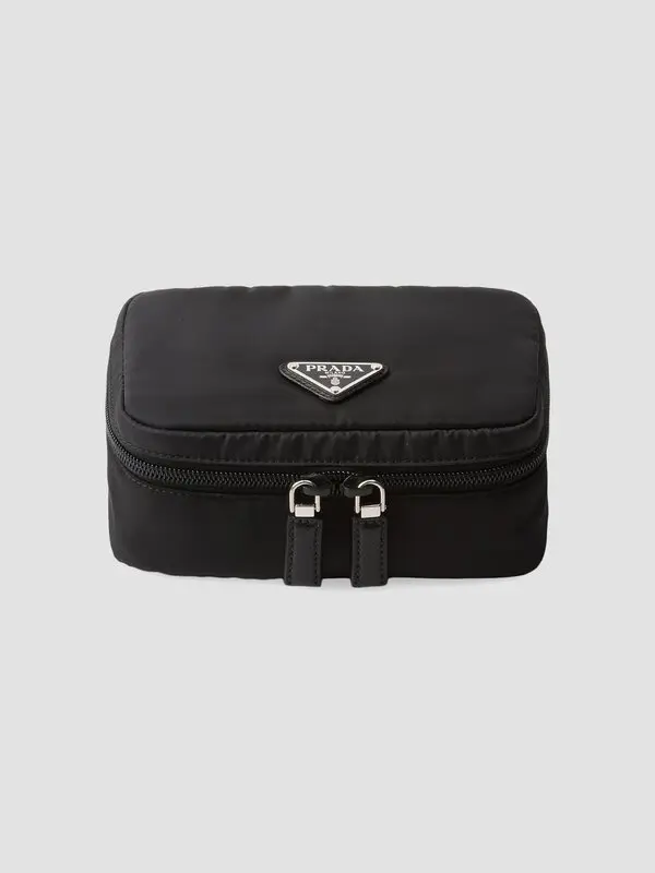 Prada Re-nylon Zipper Pouch - Black