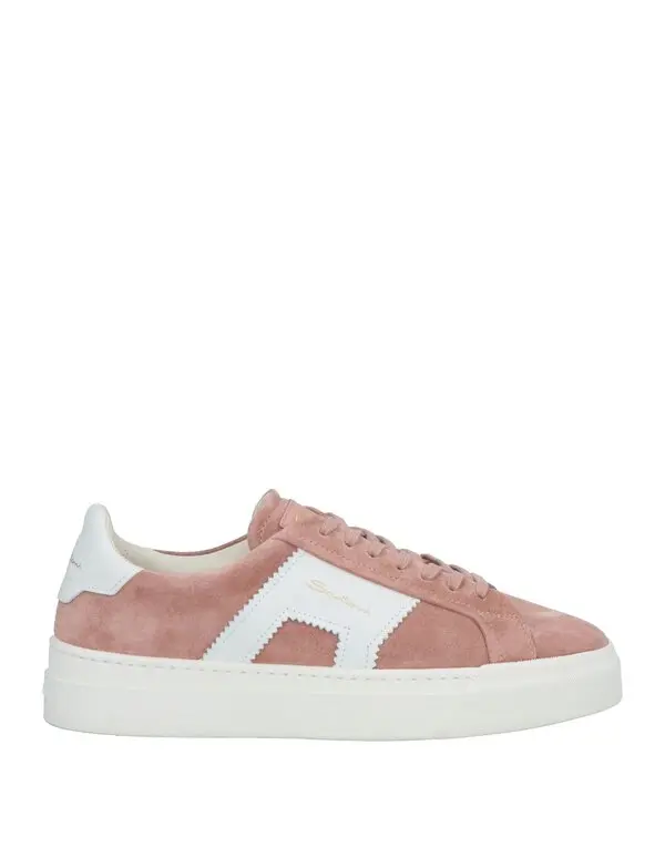 Santoni Suede Tie-dyed Low-top Sneakers