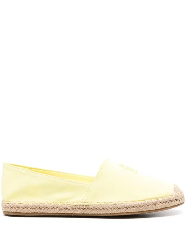Tommy Hilfiger Logo-embroidered Espadrilles - Yellow