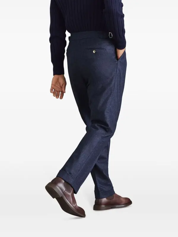Brunello Cucinelli Tailored Tapered Trousers - Blue