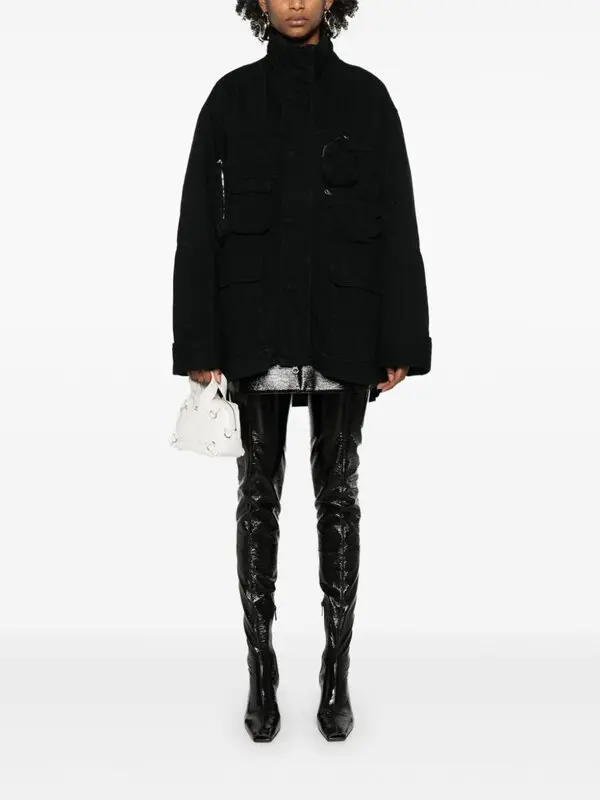 MAISON MARGIELA Cotton Denim Cargo Pocket Jacket