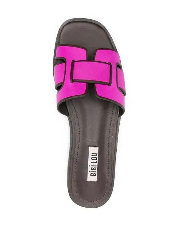 BIBI LOU Holly Leather Sandals - Pink