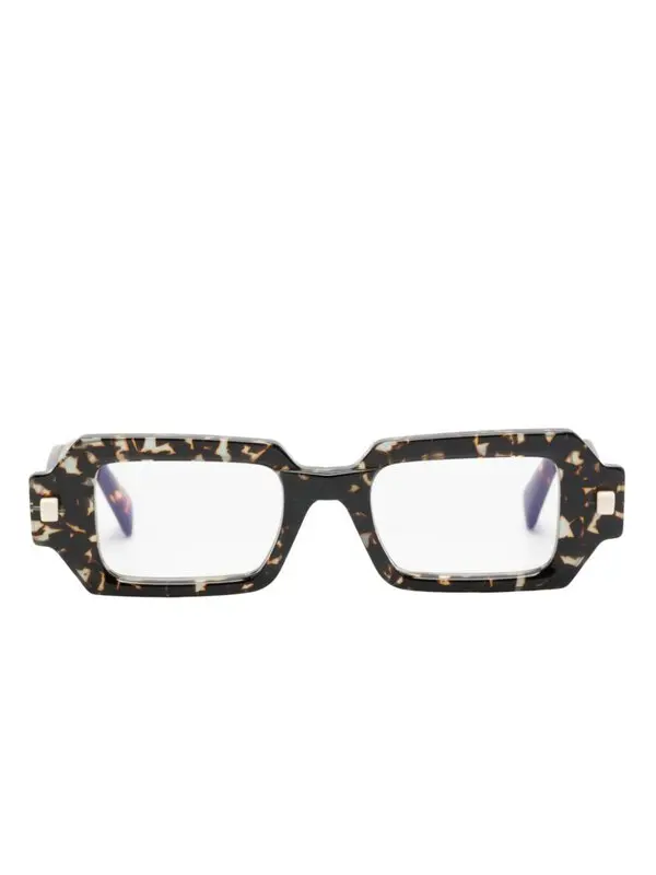 KUBORAUM Tortoiseshell Rectangle Eyeglasses