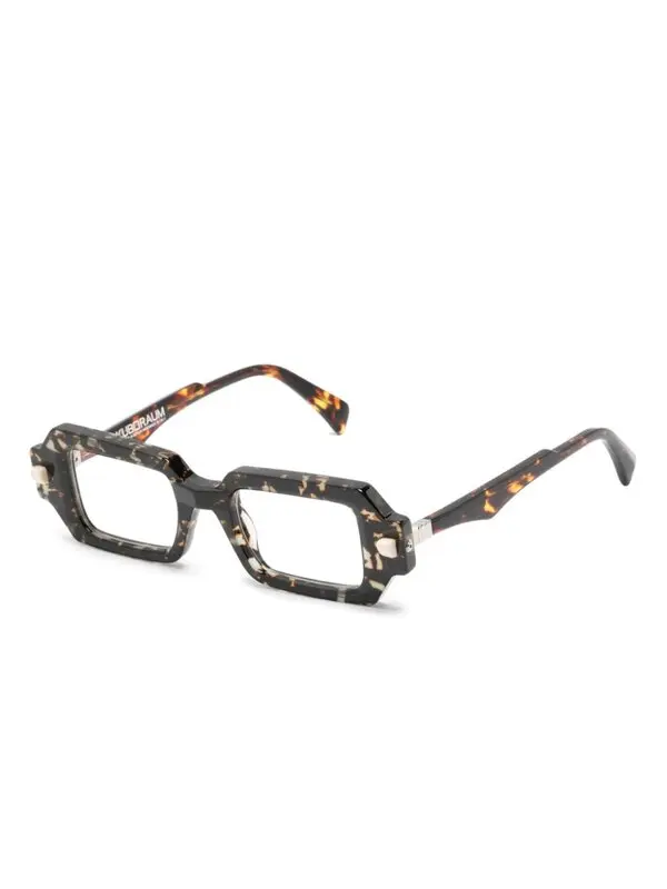KUBORAUM Tortoiseshell Rectangle Eyeglasses