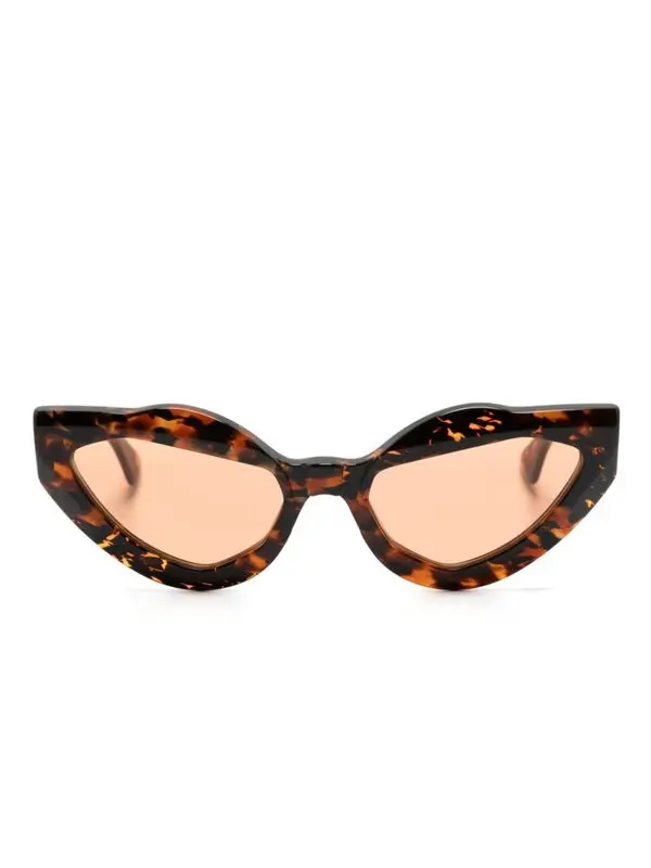 KUBORAUM Y8 Cat-eye Sunglasses - Brown