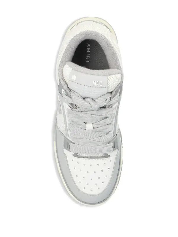 Amiri Ma-1 Panelled Leather Sneakers - Grey