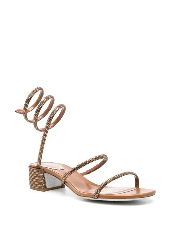 Rene Caovilla Juniper 40mm Crystal-embellished Sandals