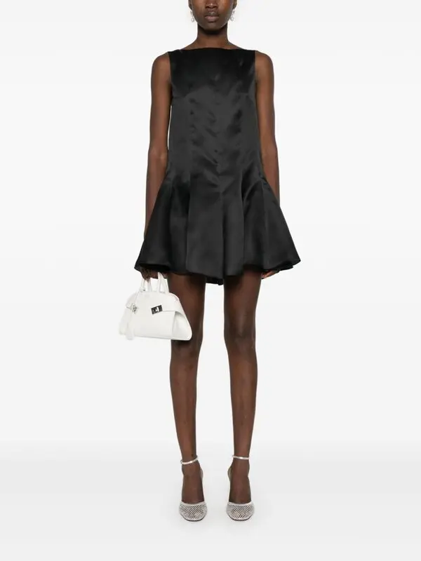Khaite The Mags Silk Short Dress - Black