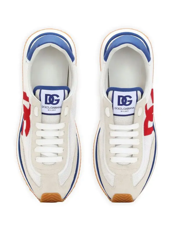 Dolce & Gabbana Mixed-material Sneakers - White